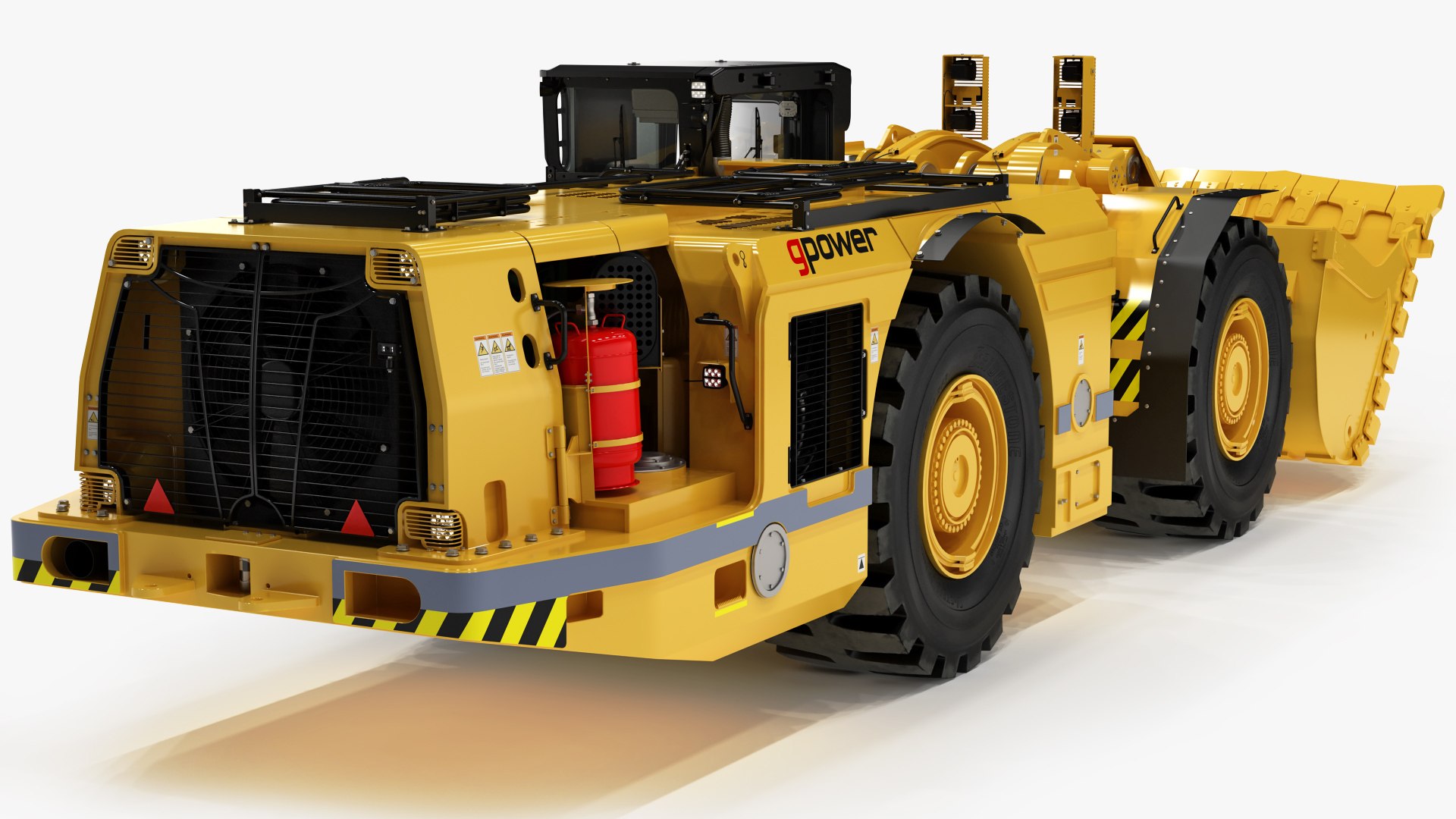 Underground Mining Loader 3D model - TurboSquid 2080151