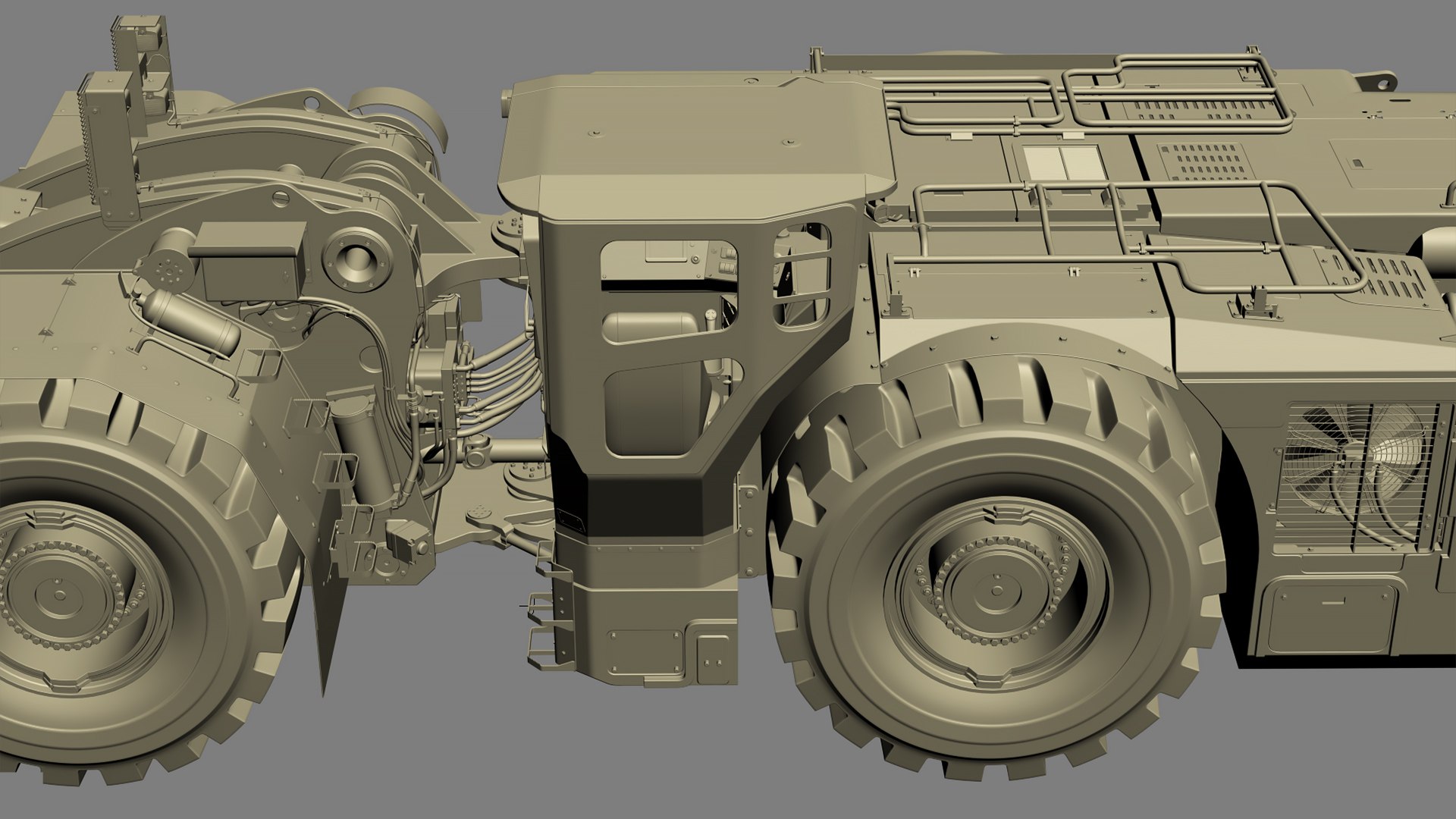 Underground Mining Loader 3D model - TurboSquid 2080151