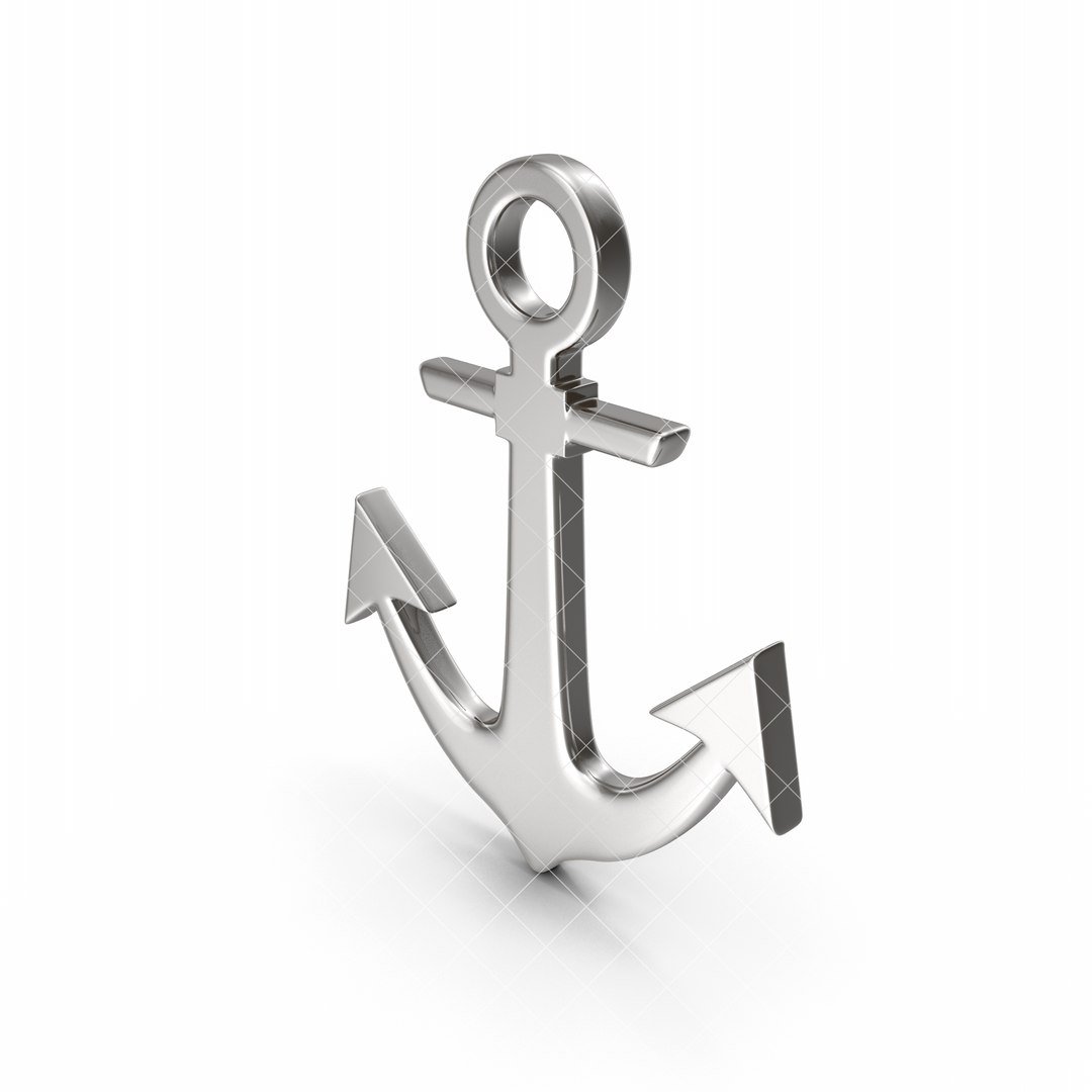 modelo 3d Símbolo del ancla del barco - TurboSquid 2305023