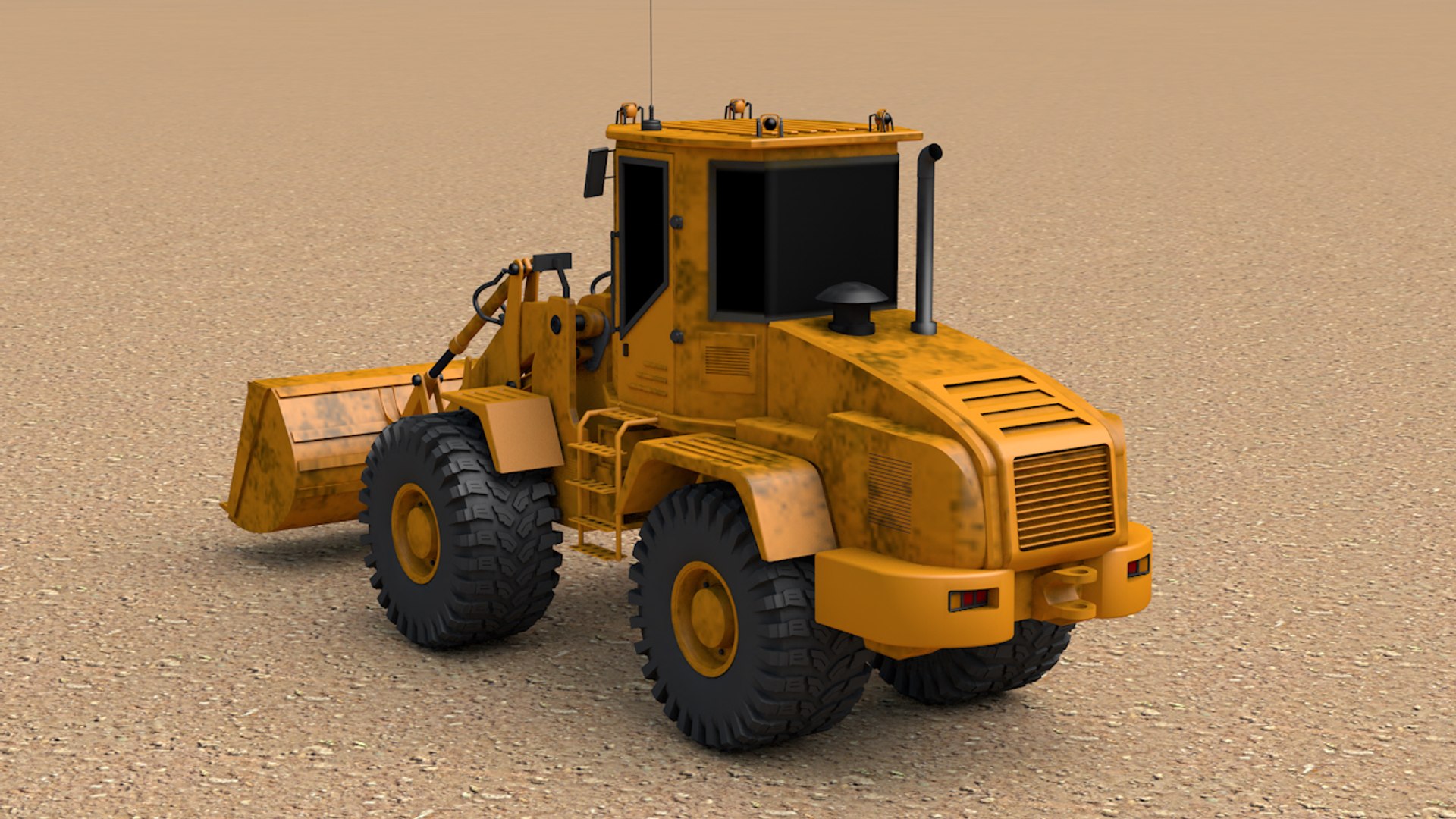 Wheel Loader 3D Model - TurboSquid 1573458