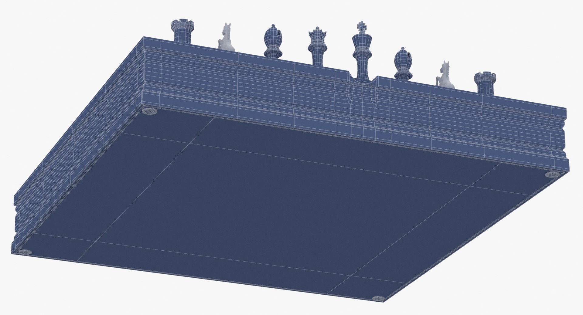 Chess board set 02 model - TurboSquid 1581653