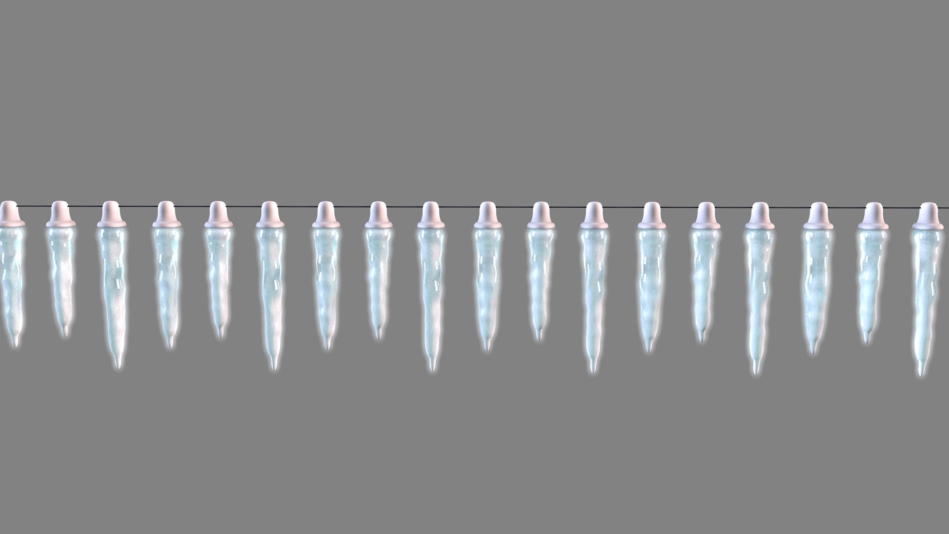 3D Icicle Lights Model - TurboSquid 1824442