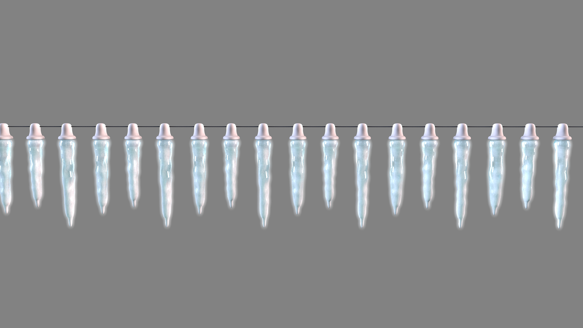 3D Icicle Lights Model - TurboSquid 1824442