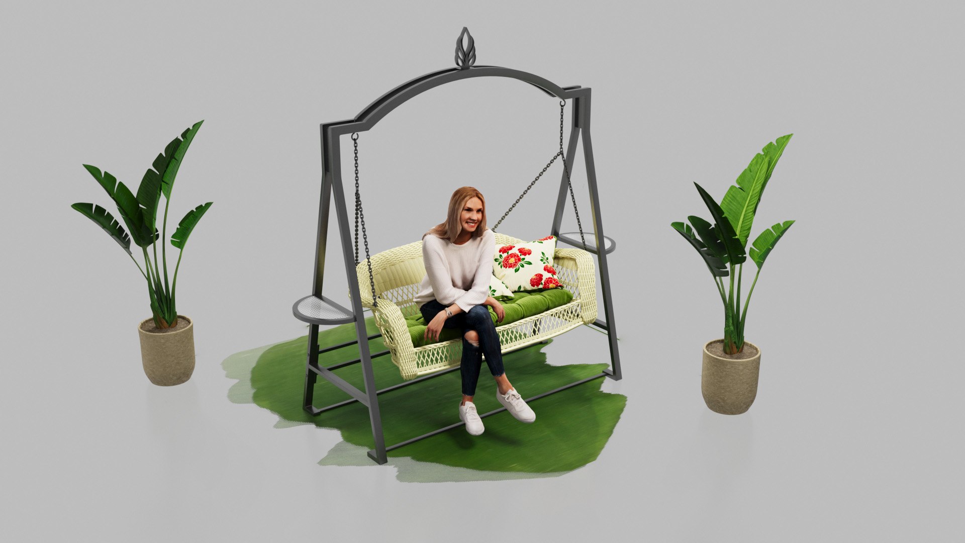 3D Swing-garden - TurboSquid 2220260