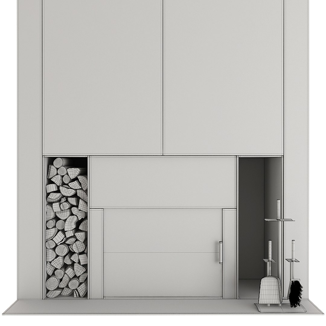 3D Model Fireplace - TurboSquid 1717016