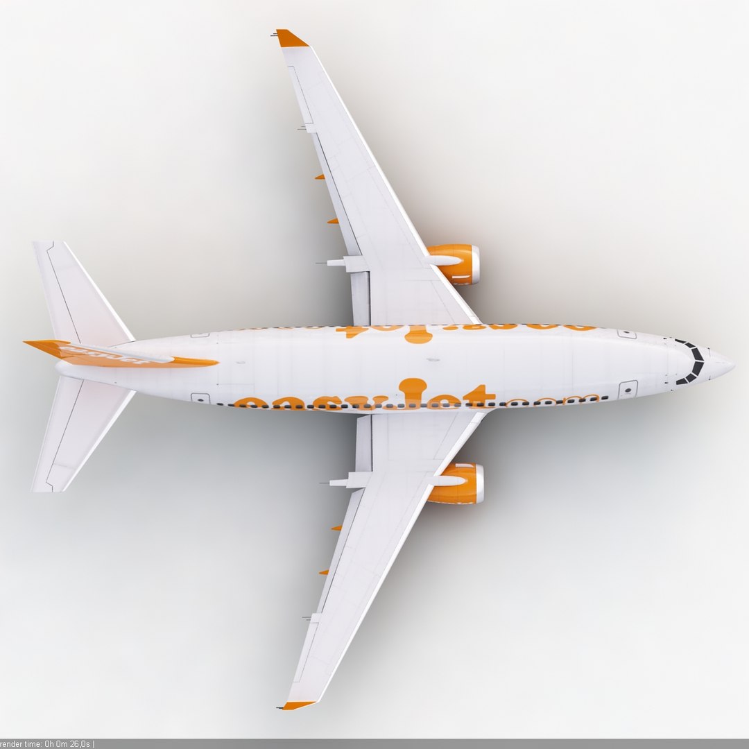 boeing 737 jet 3d model