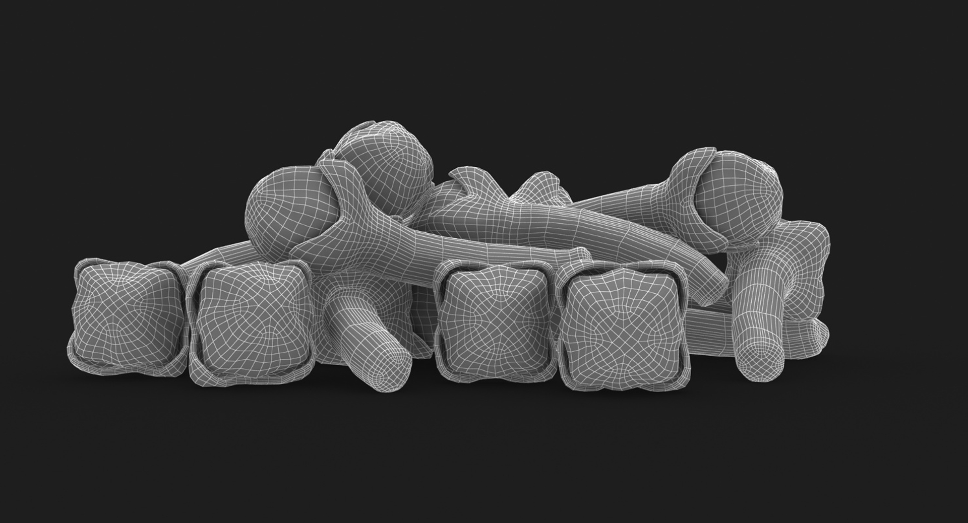 3d Model Clove Pose 2