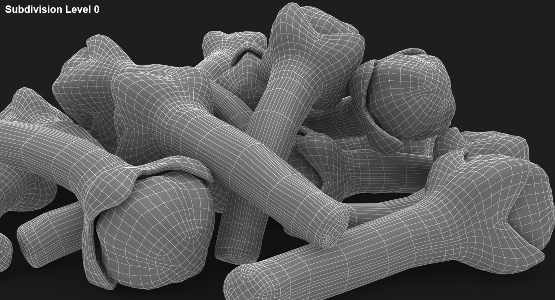 3d Model Clove Pose 2