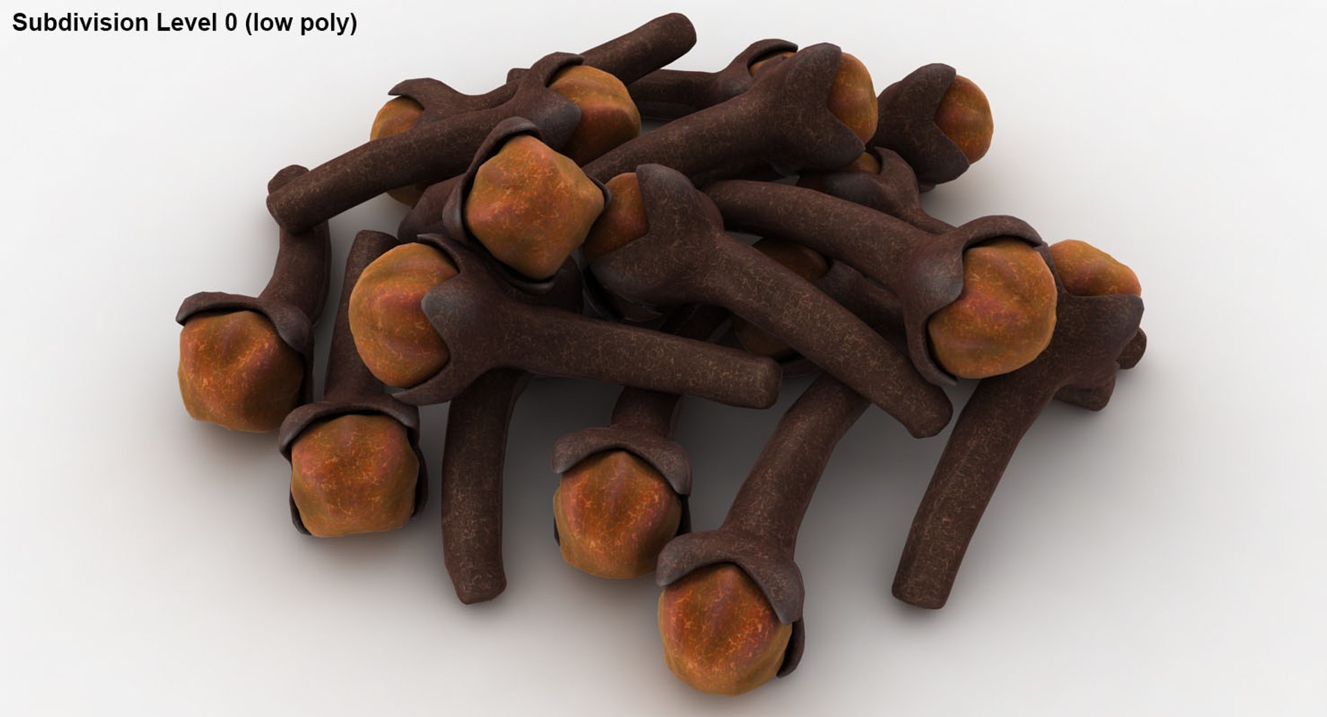 3d Model Clove Pose 2