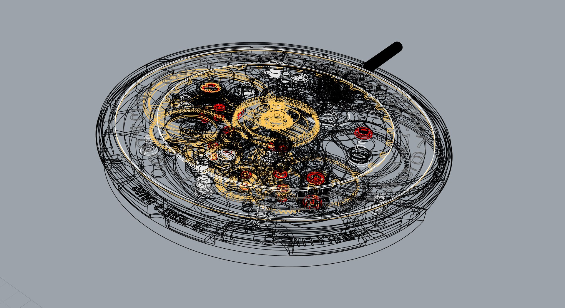 Eta 2824-2 Automatic Movement Model - TurboSquid 1268800
