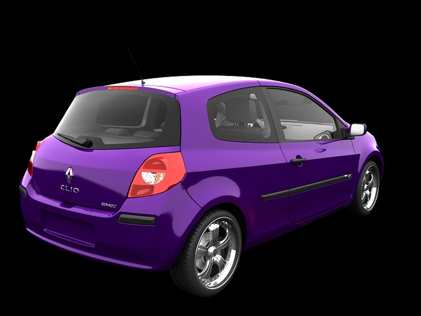 3d Renault Clio Model