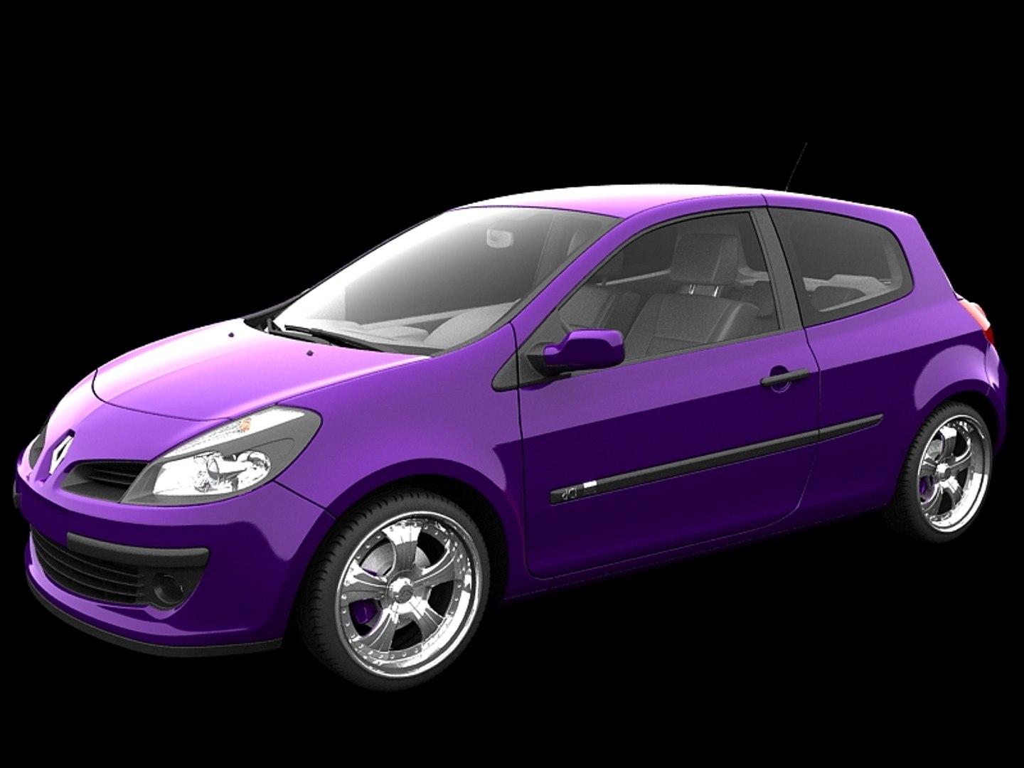 3d Renault Clio Model