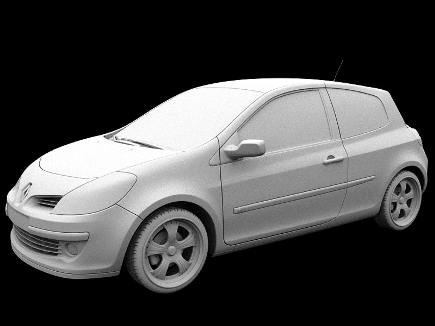 3d Renault Clio Model