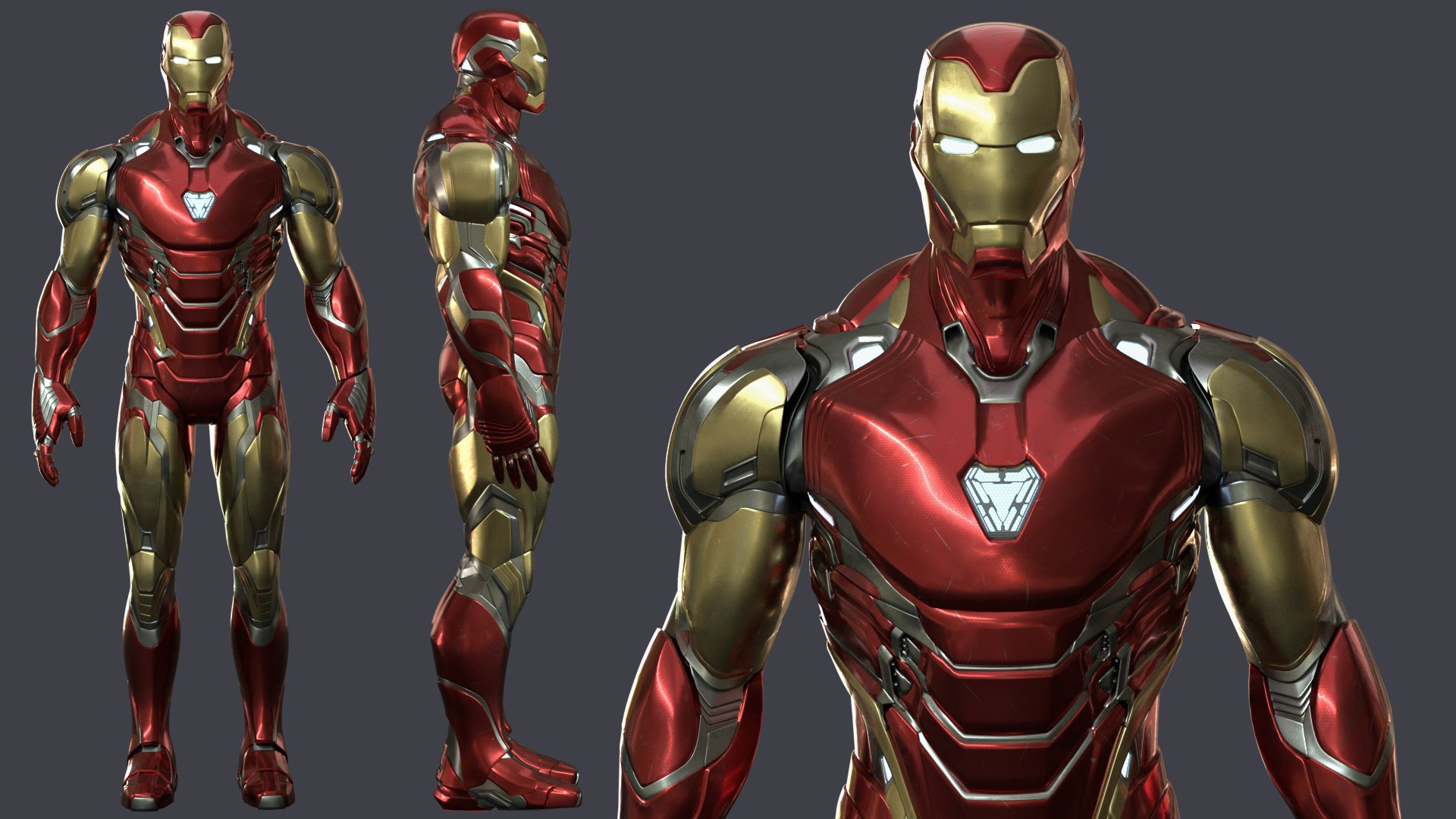 3D Iron Man MK85 - TurboSquid 2121010