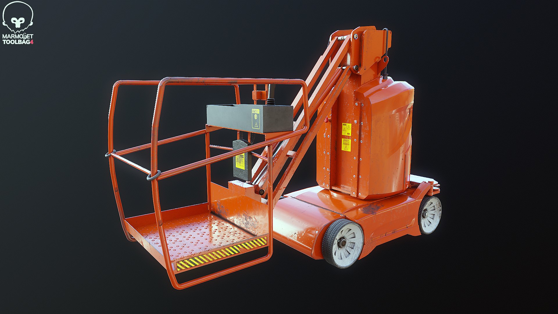Used Electric Warehouse Boom Lift 3D Model - TurboSquid 2298390