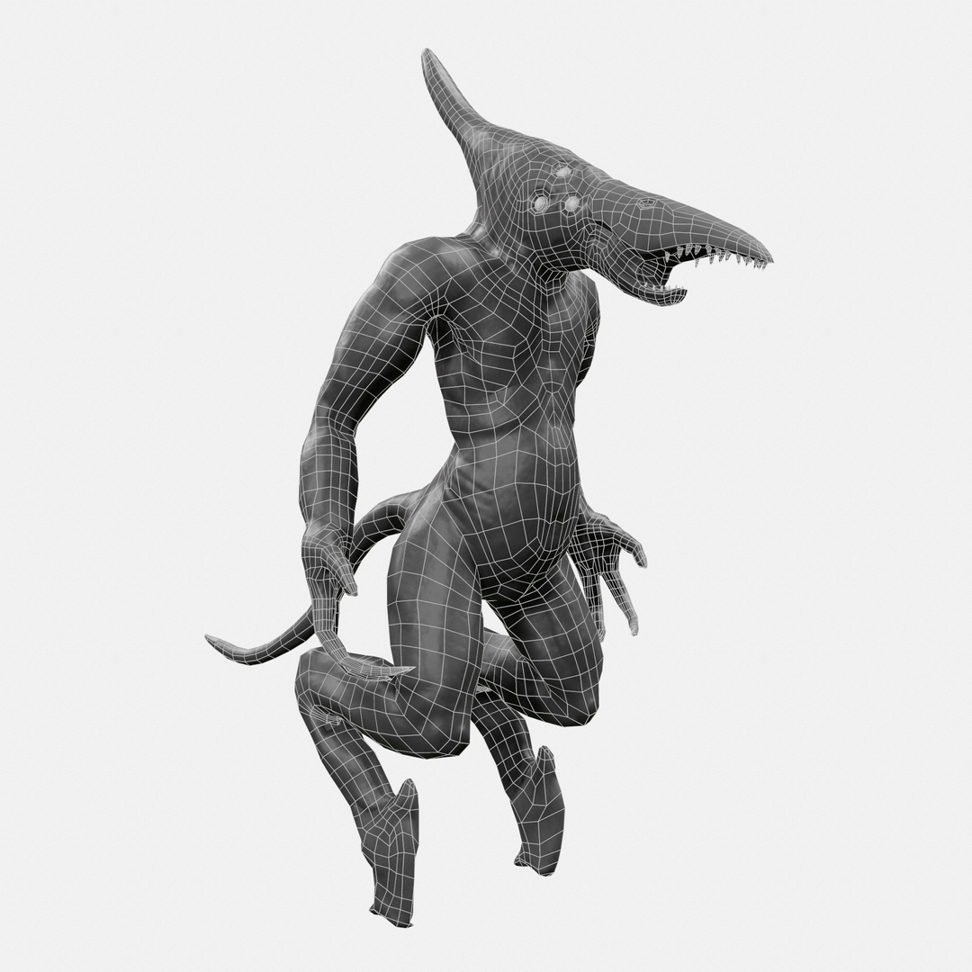 Birdman Creature 3D Model - TurboSquid 1227706
