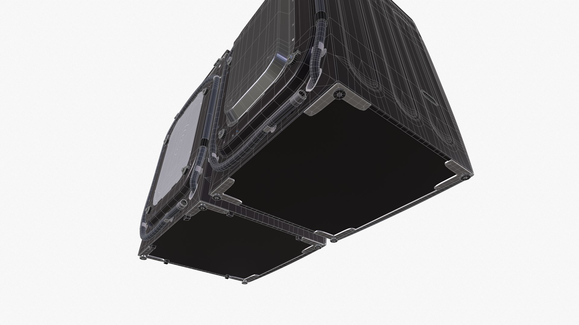 3D Model LG PBR Smart Washer Dryer Grey - TurboSquid 1980216