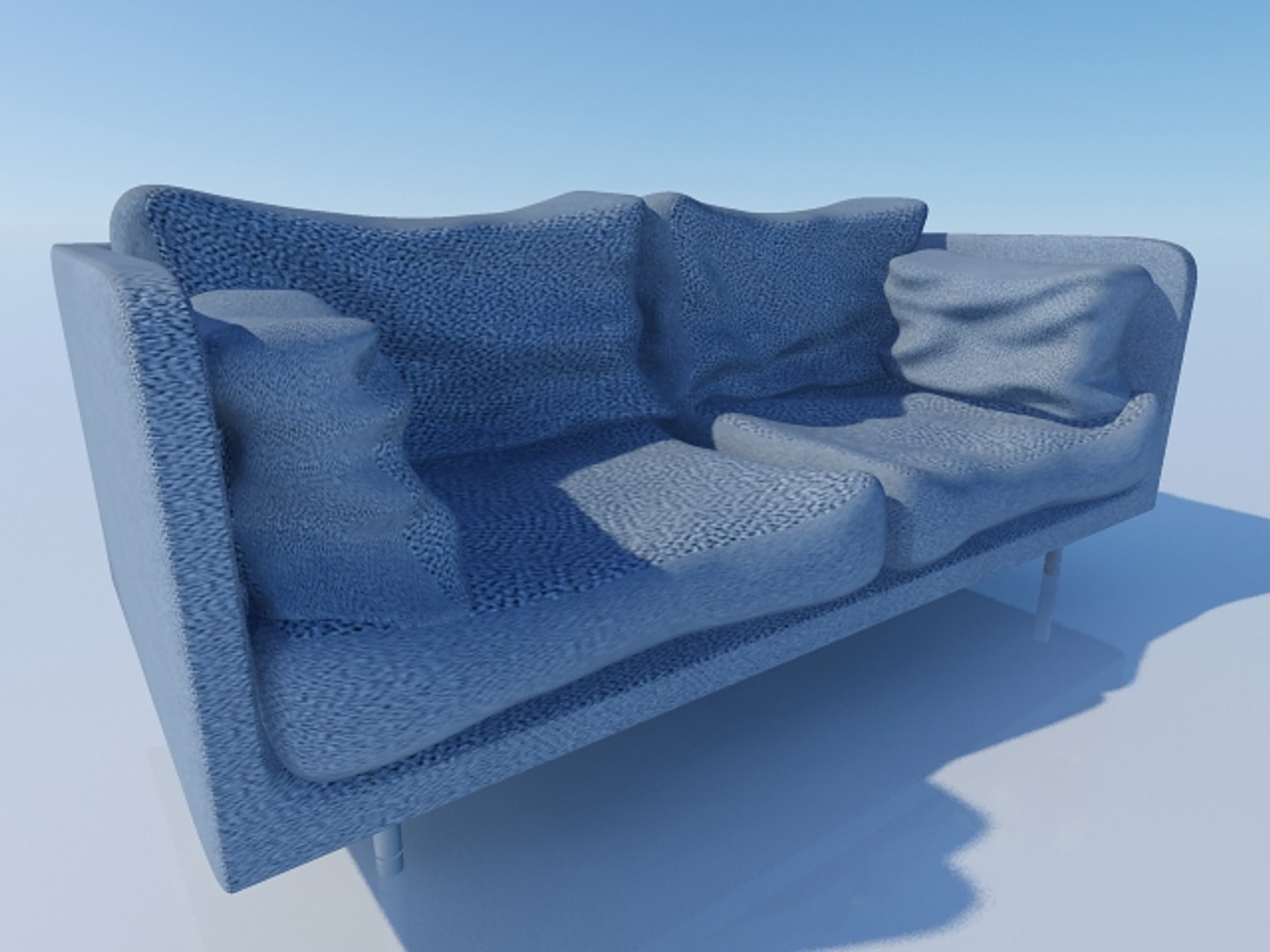 3d model accurate couch
