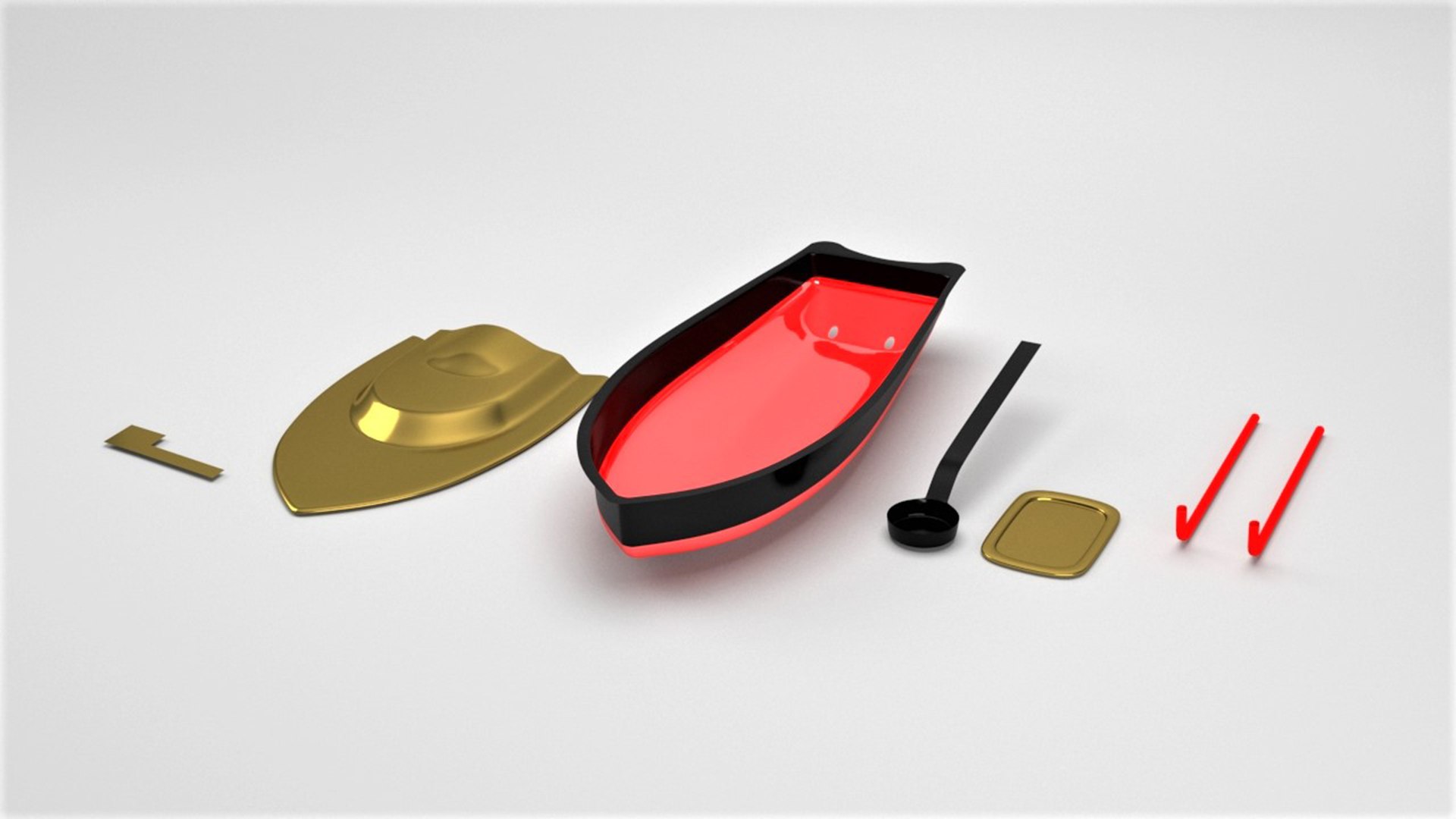 3D Steam Boat Toy Model - TurboSquid 2210889