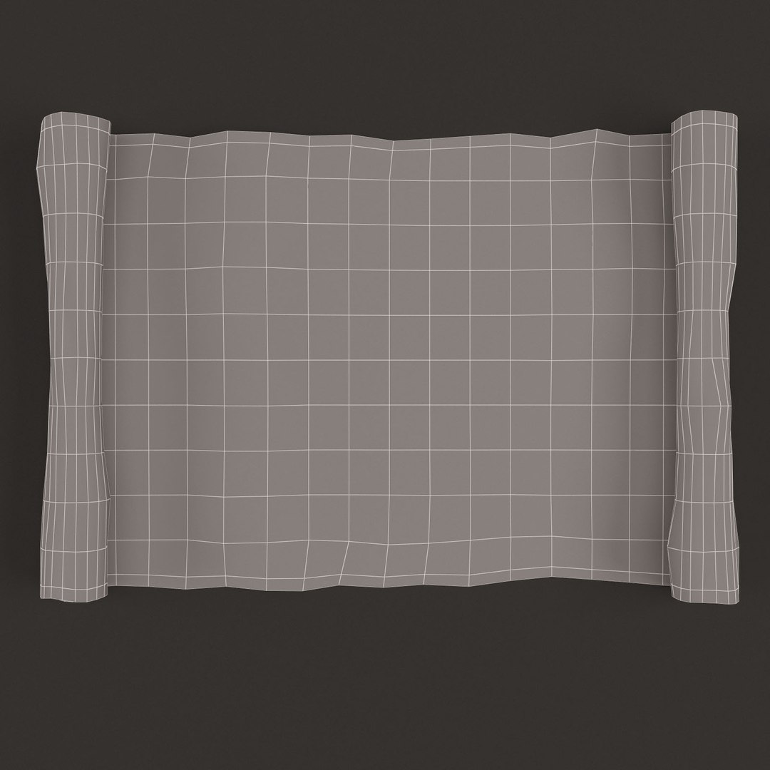 Scroll 3d Model
