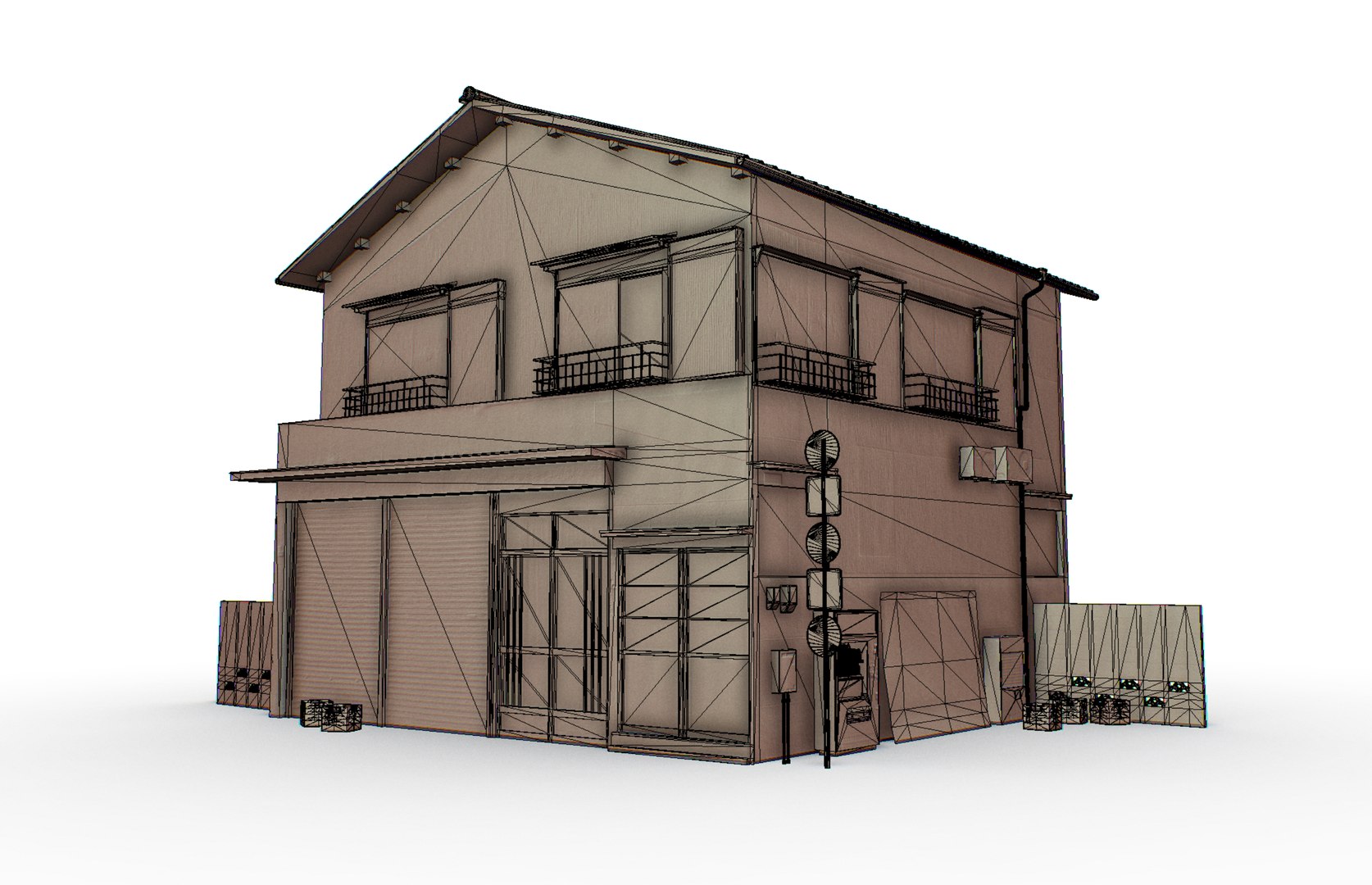 Tokyo Building 7 3D Model - TurboSquid 2122891