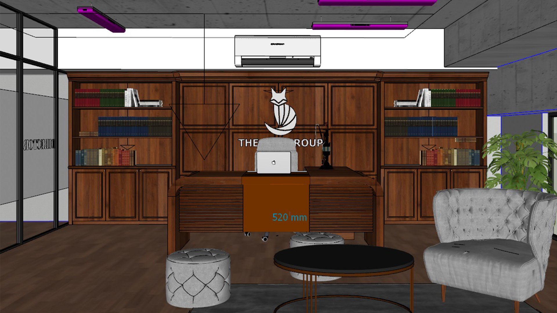 3D Office Room Model - TurboSquid 1892554