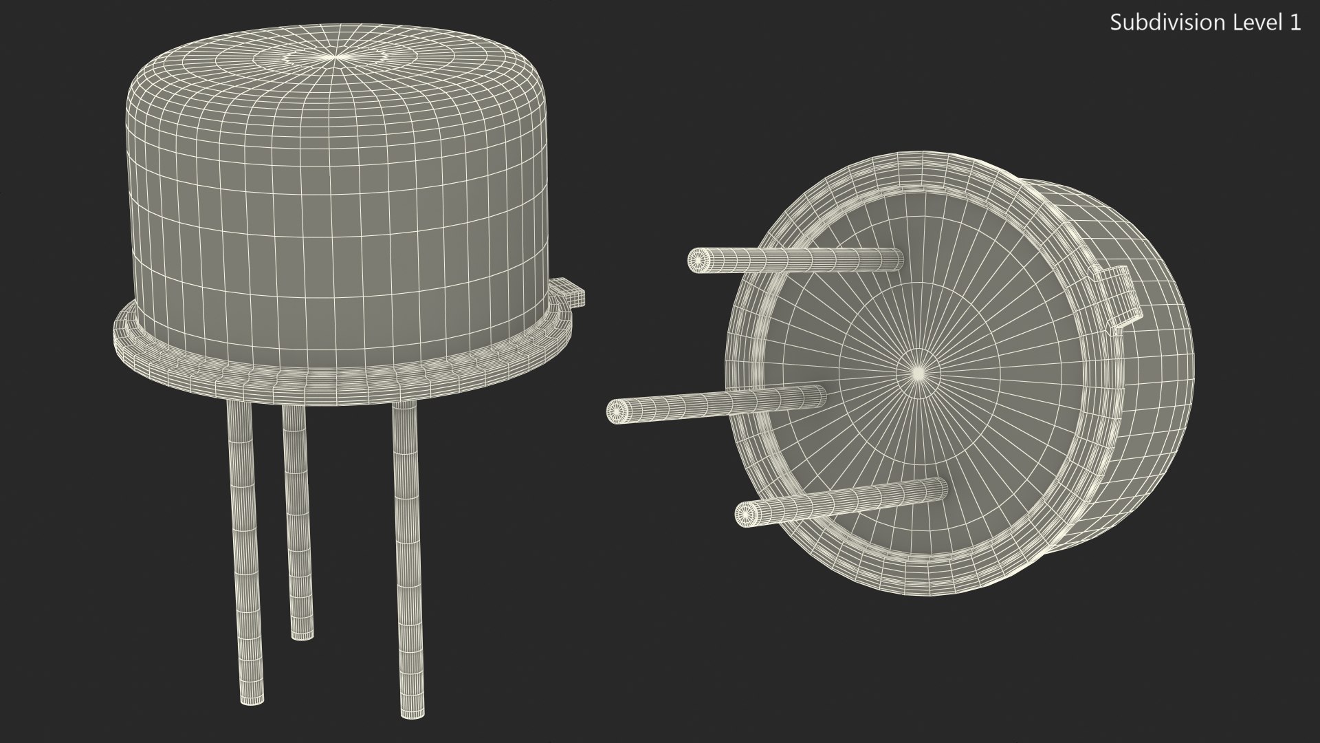 3D Model Vintage Pnp Silicon Planar - TurboSquid 1664982