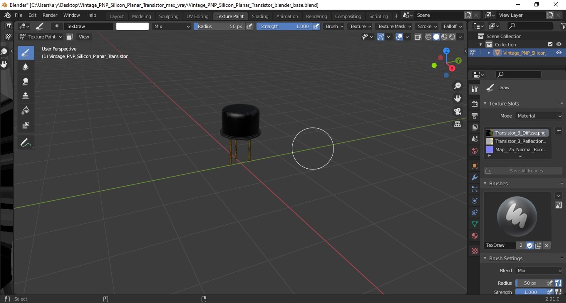 3D Model Vintage Pnp Silicon Planar - TurboSquid 1664982