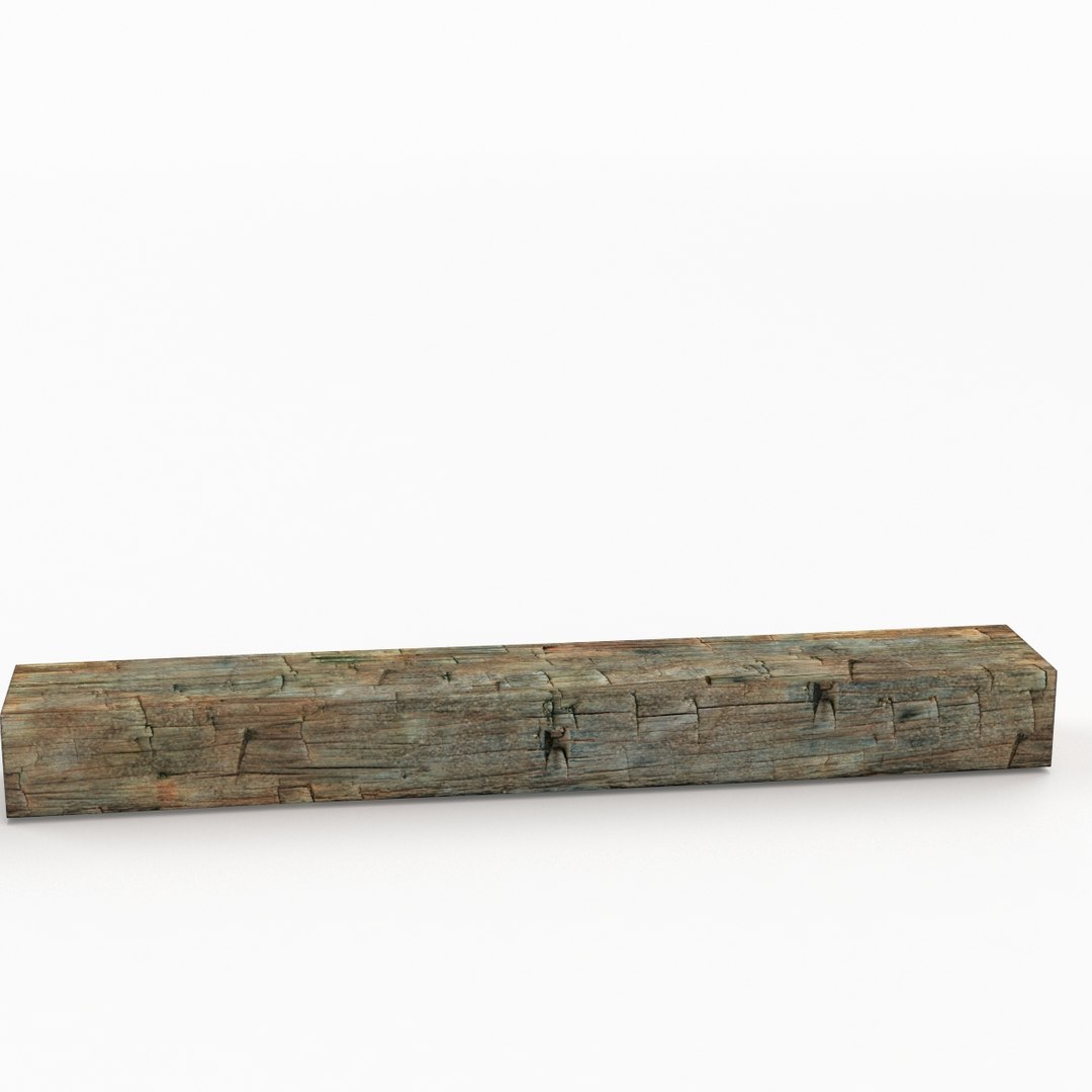 Old Wood Log 3d 3ds