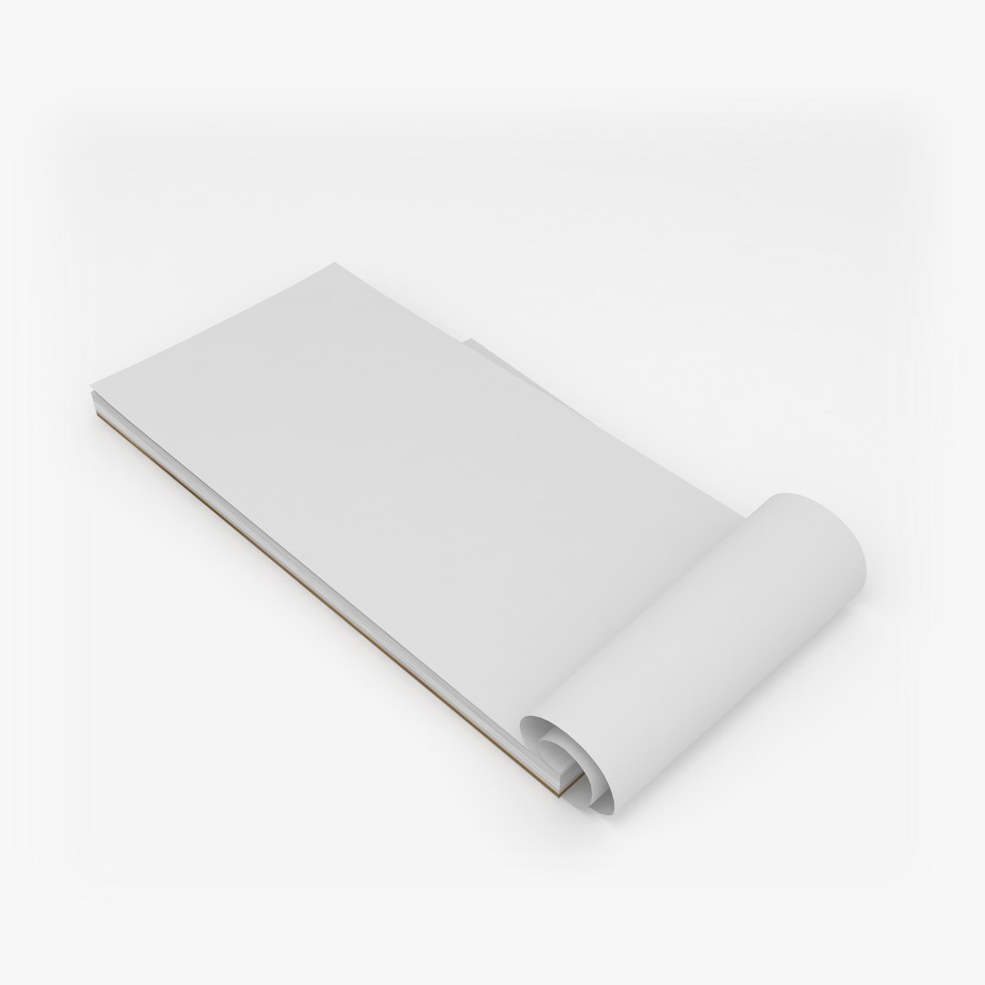 3d Notepad Paper Write