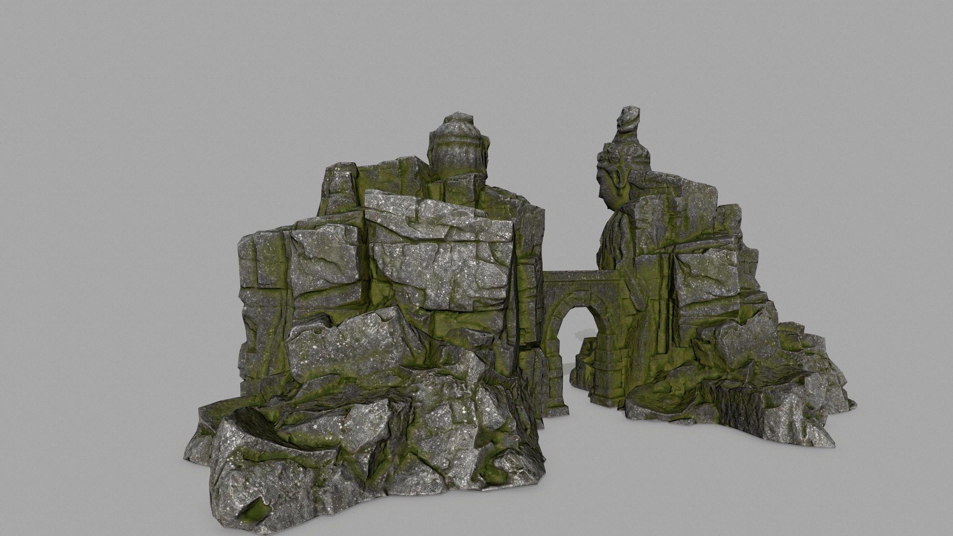 Budha Rock 3D Model - TurboSquid 1489609