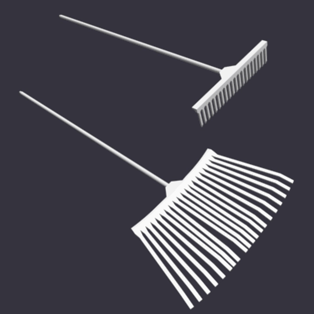 3d model lawn rakes