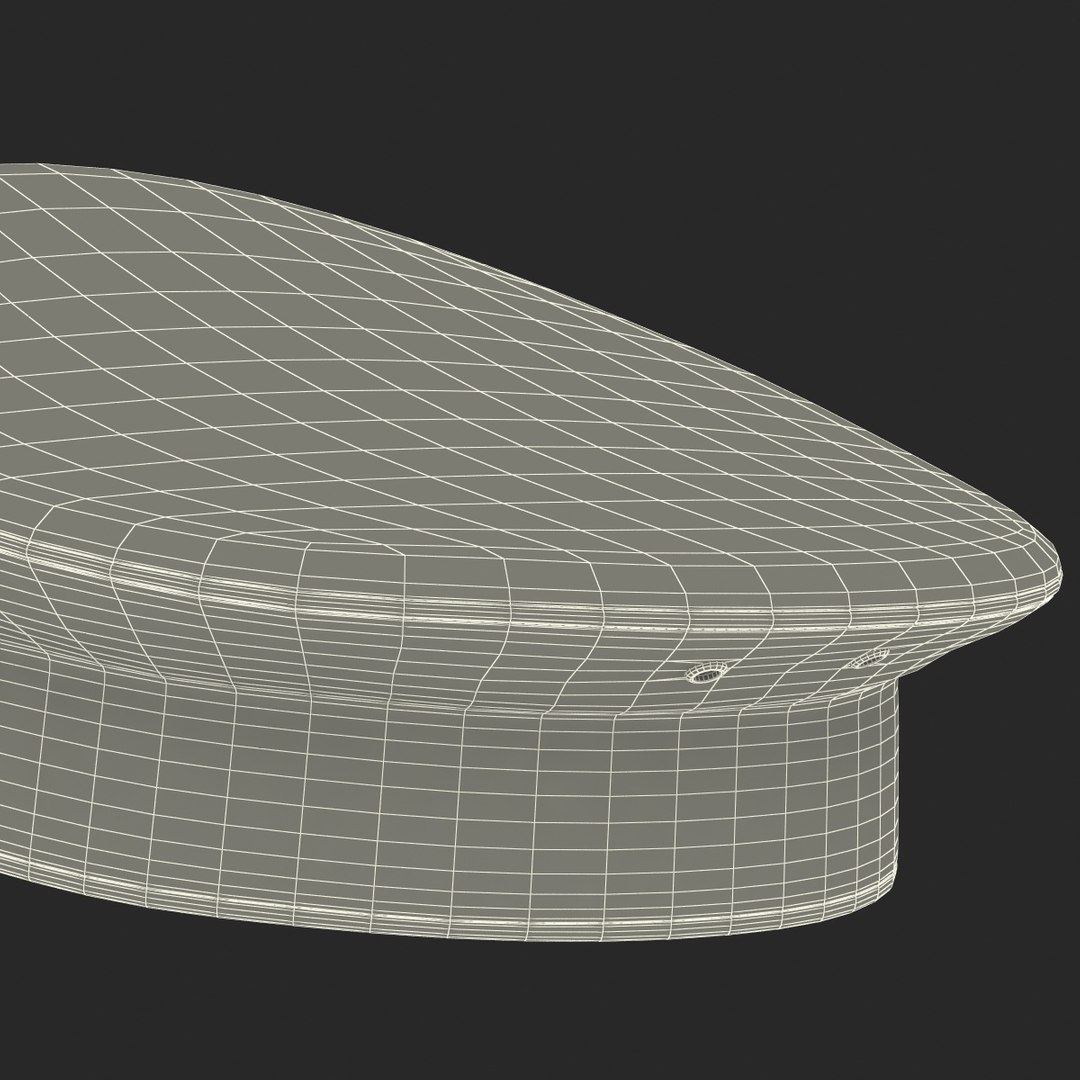 police cap 4 modeled max