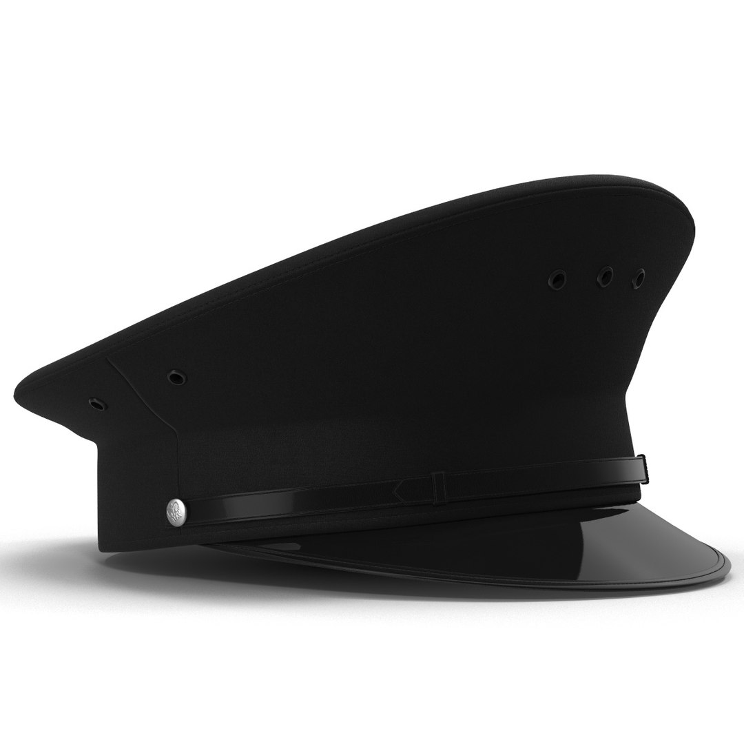police cap 4 modeled max