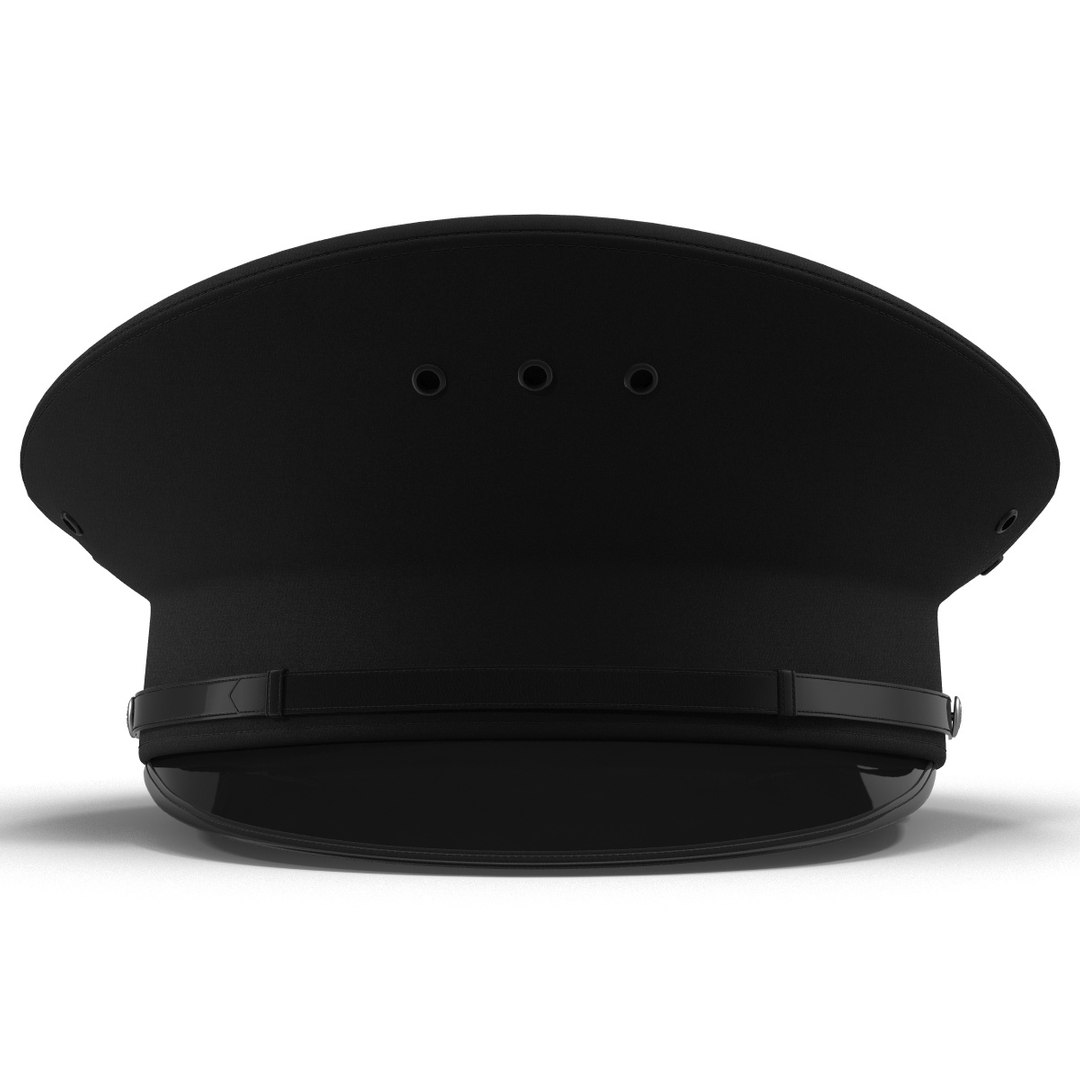 police cap 4 modeled max