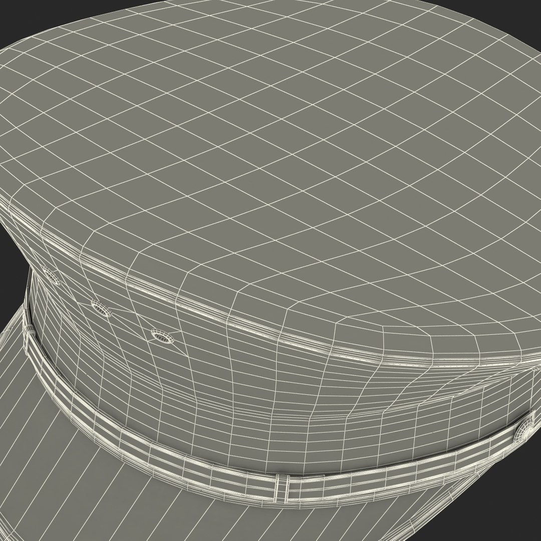 police cap 4 modeled max
