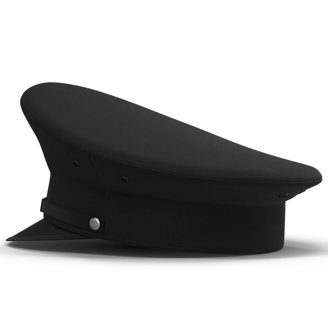 police cap 4 modeled max