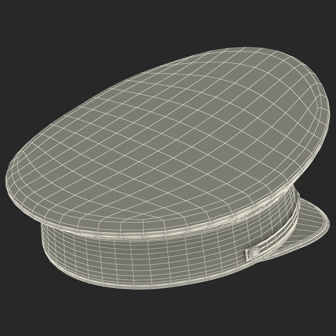 police cap 4 modeled max