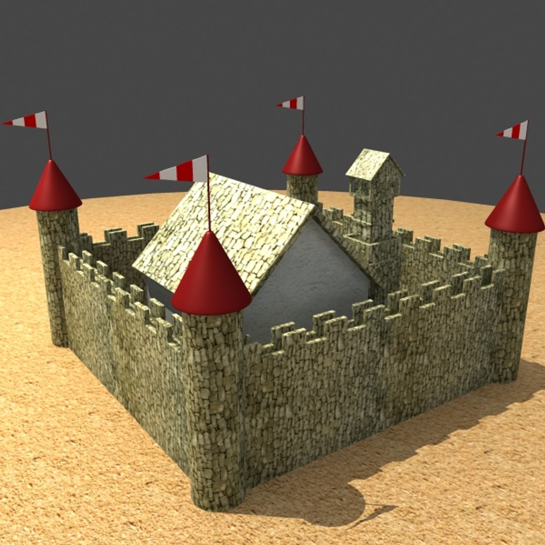 3d Castle Games Model