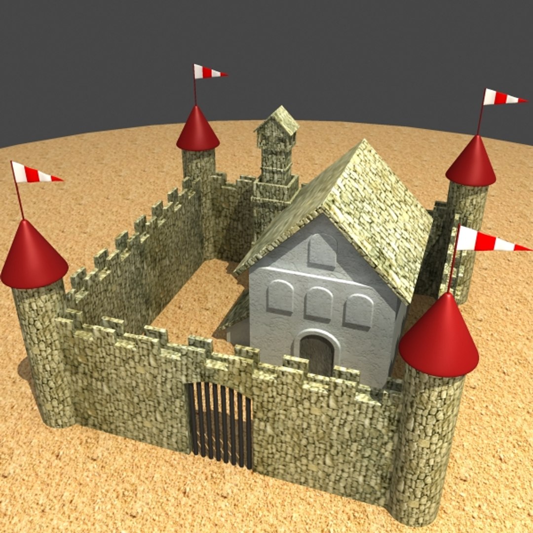 3d Castle Games Model