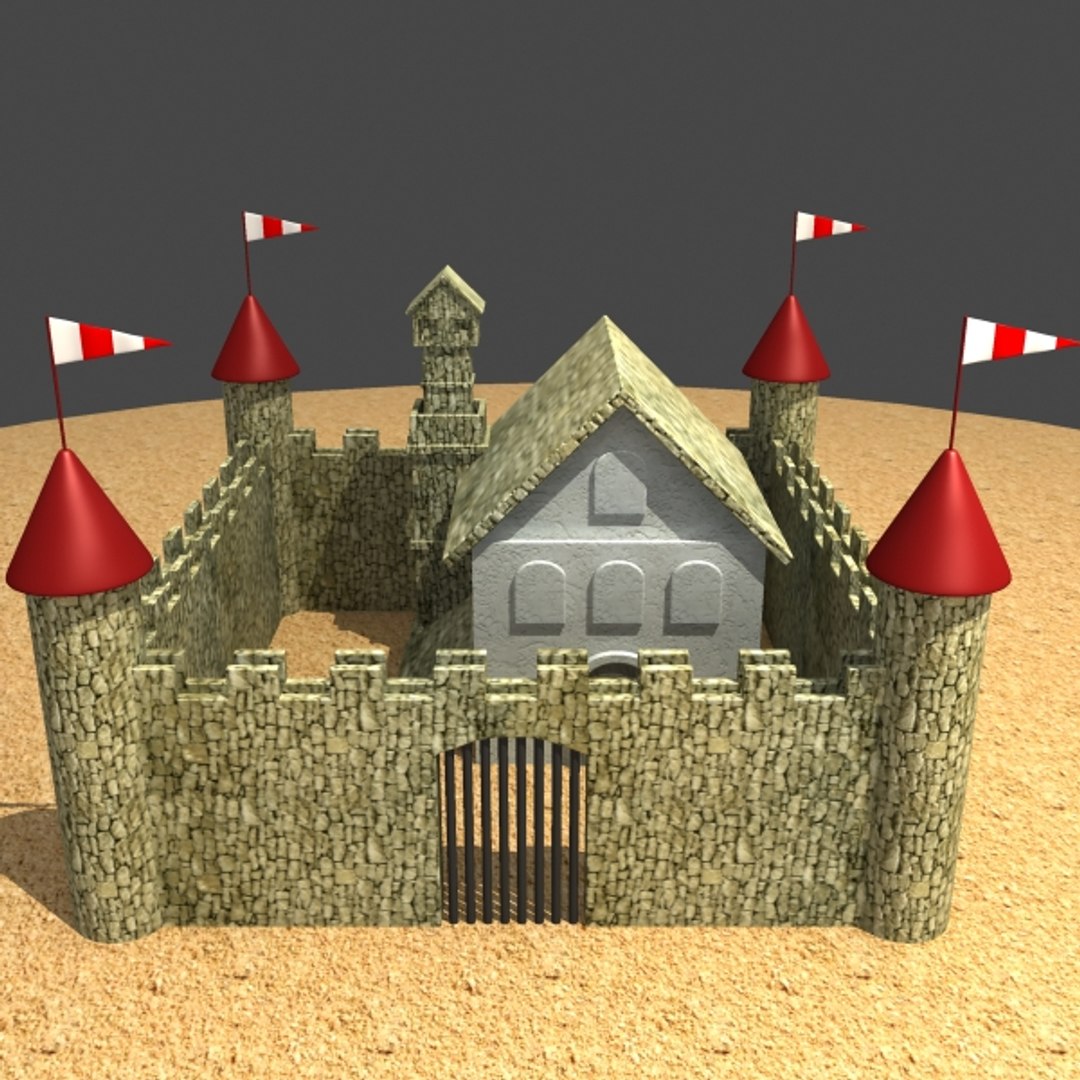 3d Castle Games Model
