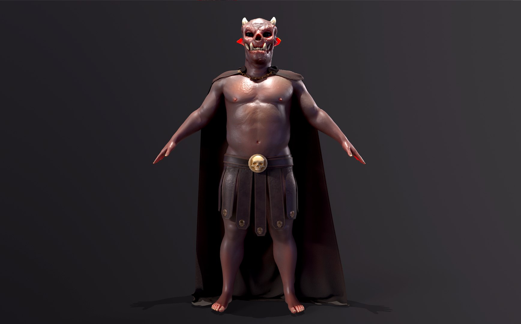 3D Model Hell Army Commander Character - TurboSquid 1977970