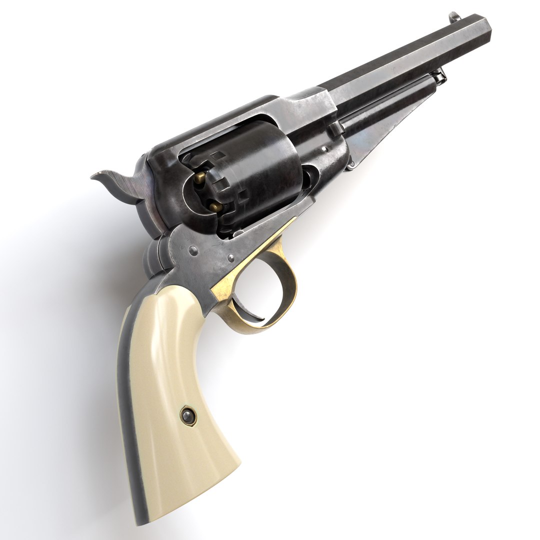 Remington New Model Army Revolver 3D - TurboSquid 2007808