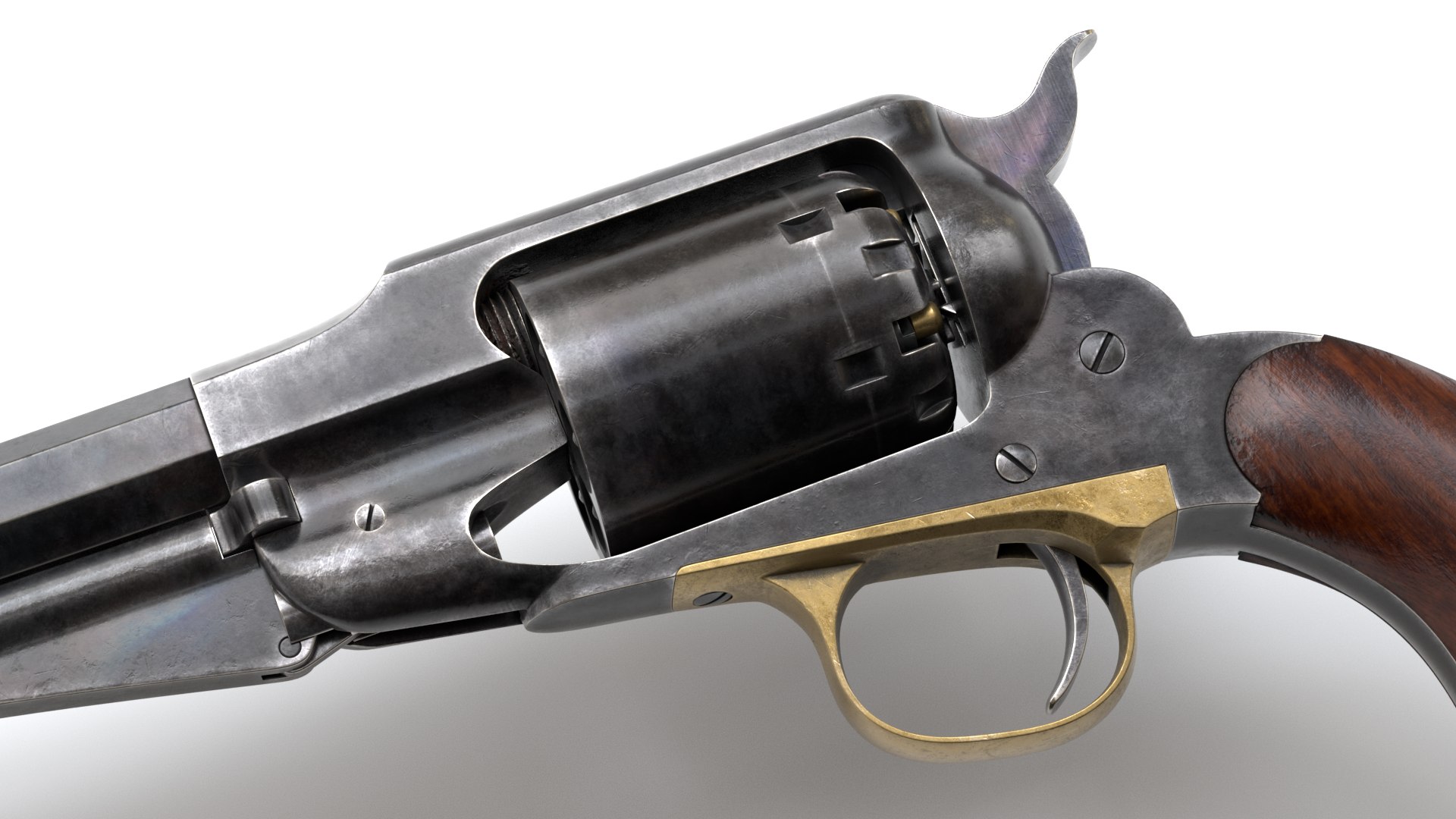 Remington New Model Army Revolver 3D - TurboSquid 2007808