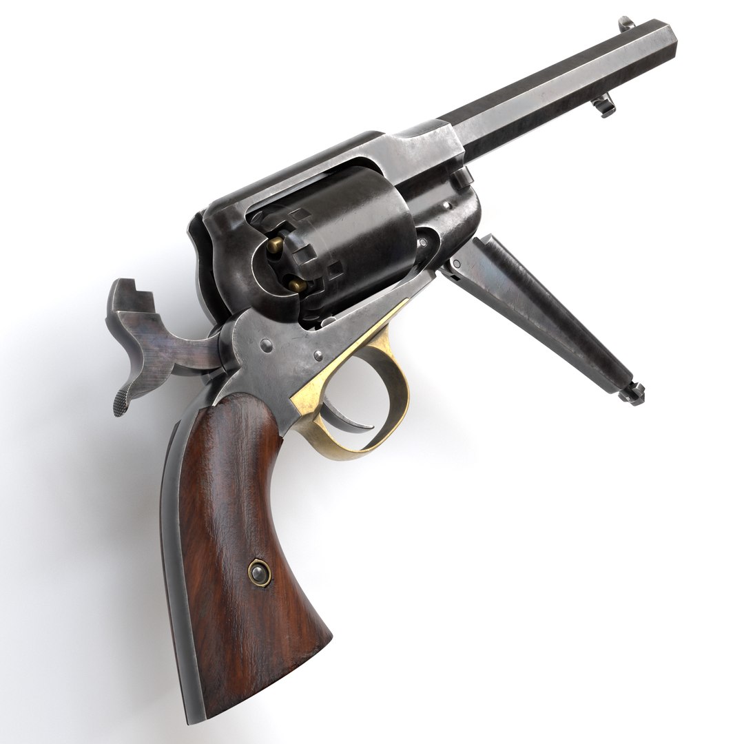 Remington New Model Army Revolver 3D - TurboSquid 2007808