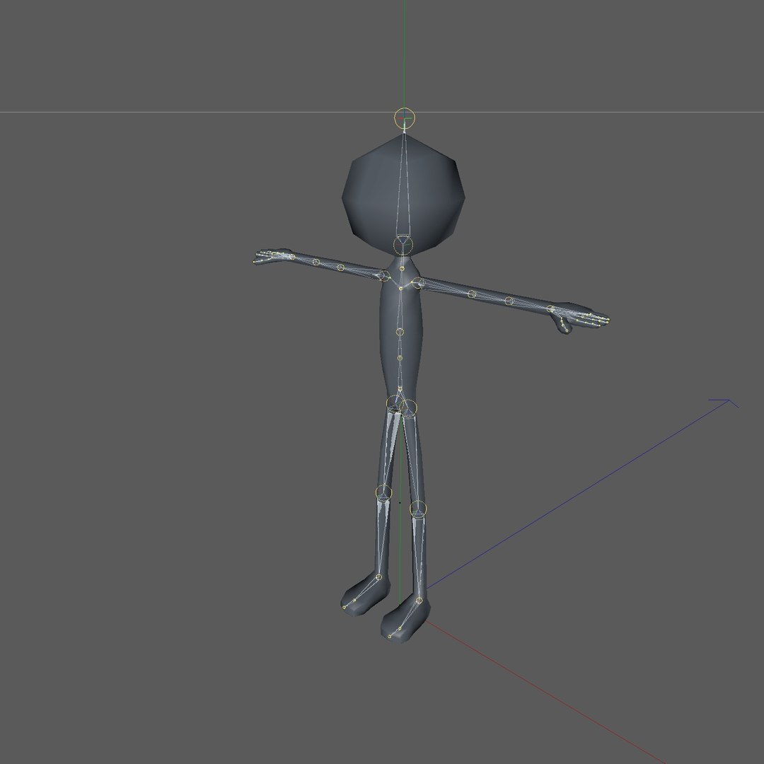 Stick Figure 3D Model - TurboSquid 1504069