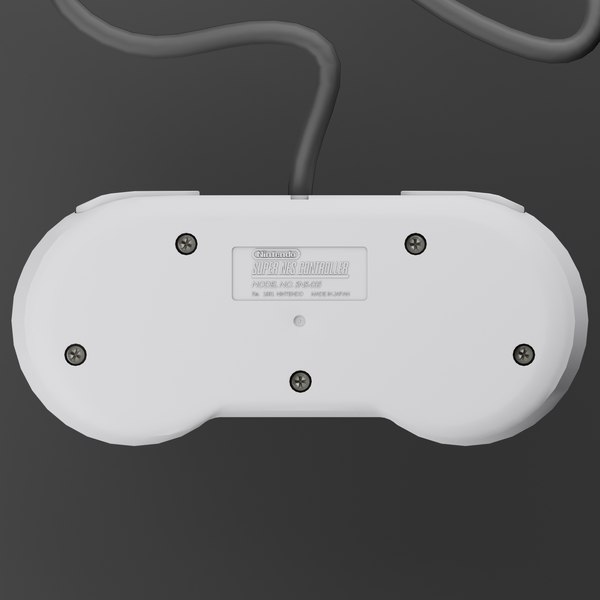 modelo 3d Sistema de entretenimiento SNES Super Nintendo - TurboSquid ...