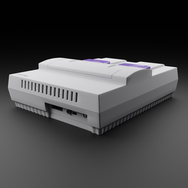 modelo 3d Sistema de entretenimiento SNES Super Nintendo - TurboSquid ...