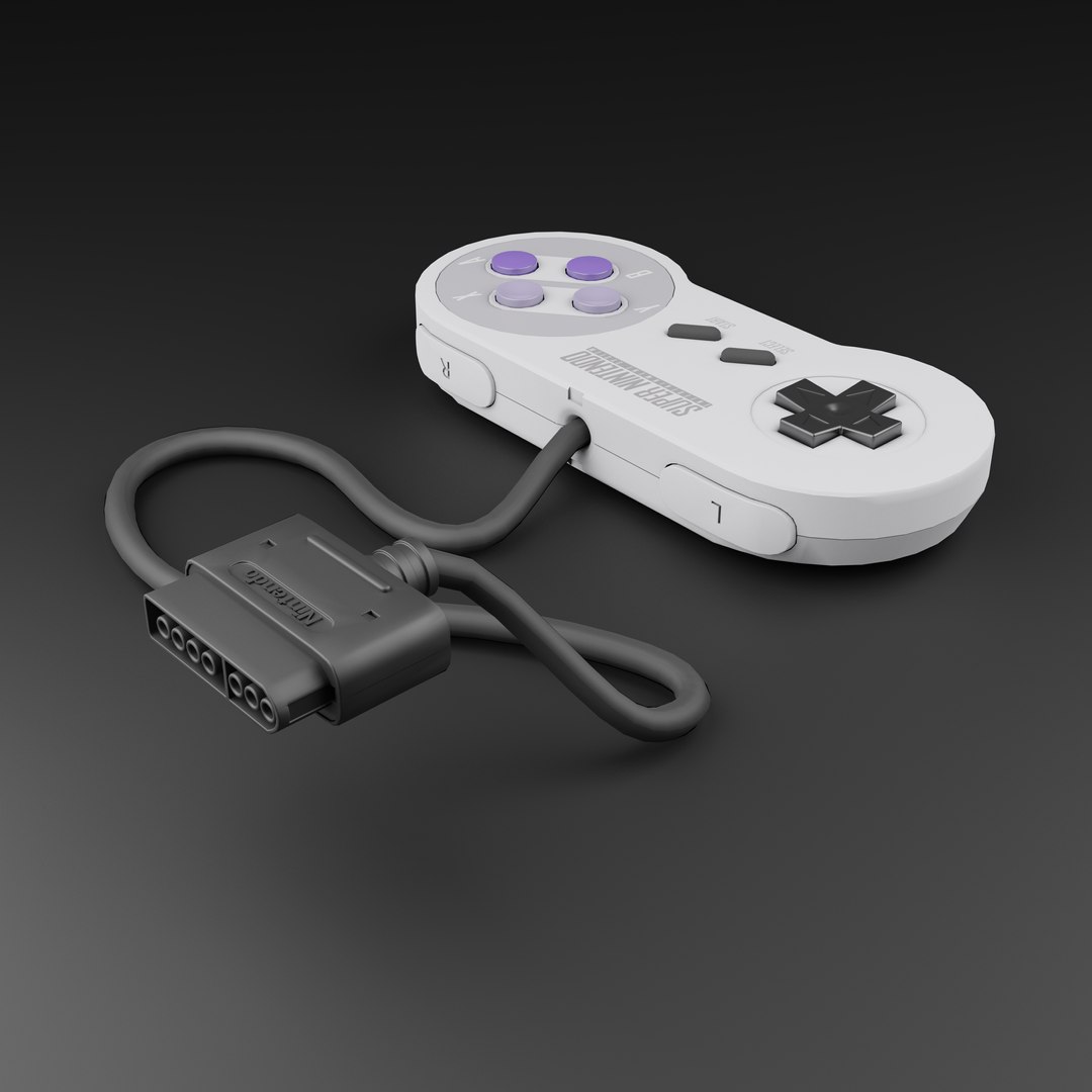 3D SNES Super Nintendo Entertainment System model - TurboSquid 1757410