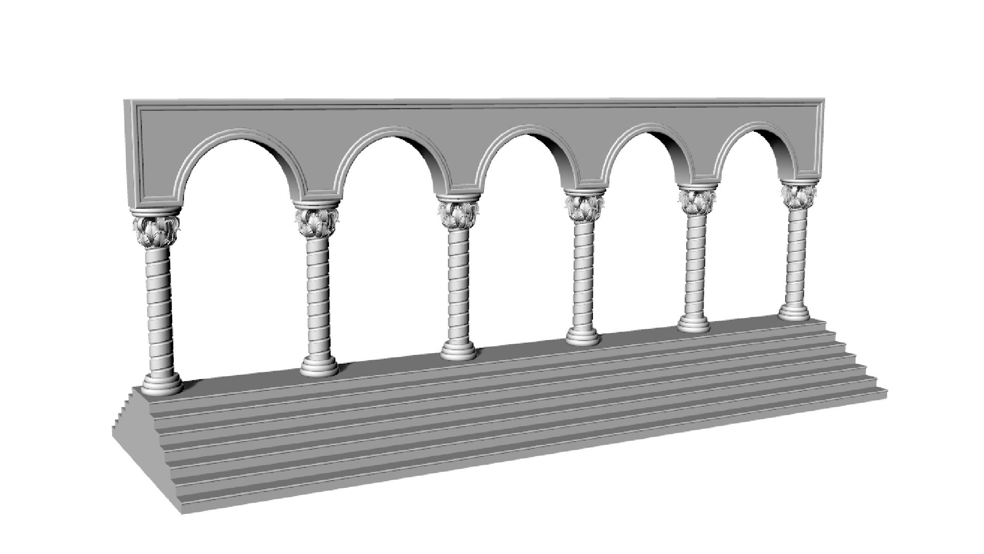 Pillar 2 3D Model - TurboSquid 2070037